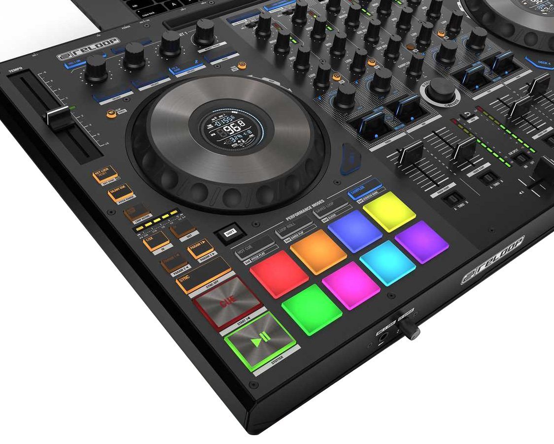Reloop Mixon 8 Pro | 4-Kanallı Profesyonel Hybrid DJ Controller ...